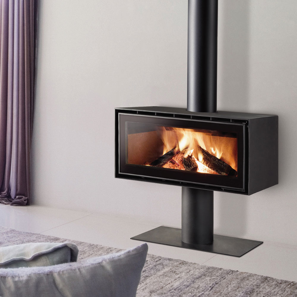 ADF Linea 100 P Wood Fireplace - Calore Fireplaces