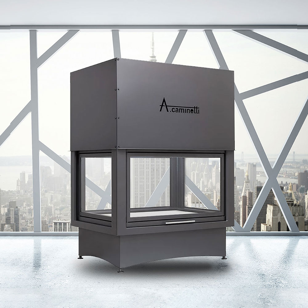 A.Caminetti Crystal 4D Wood Fireplace - Calore Fireplaces