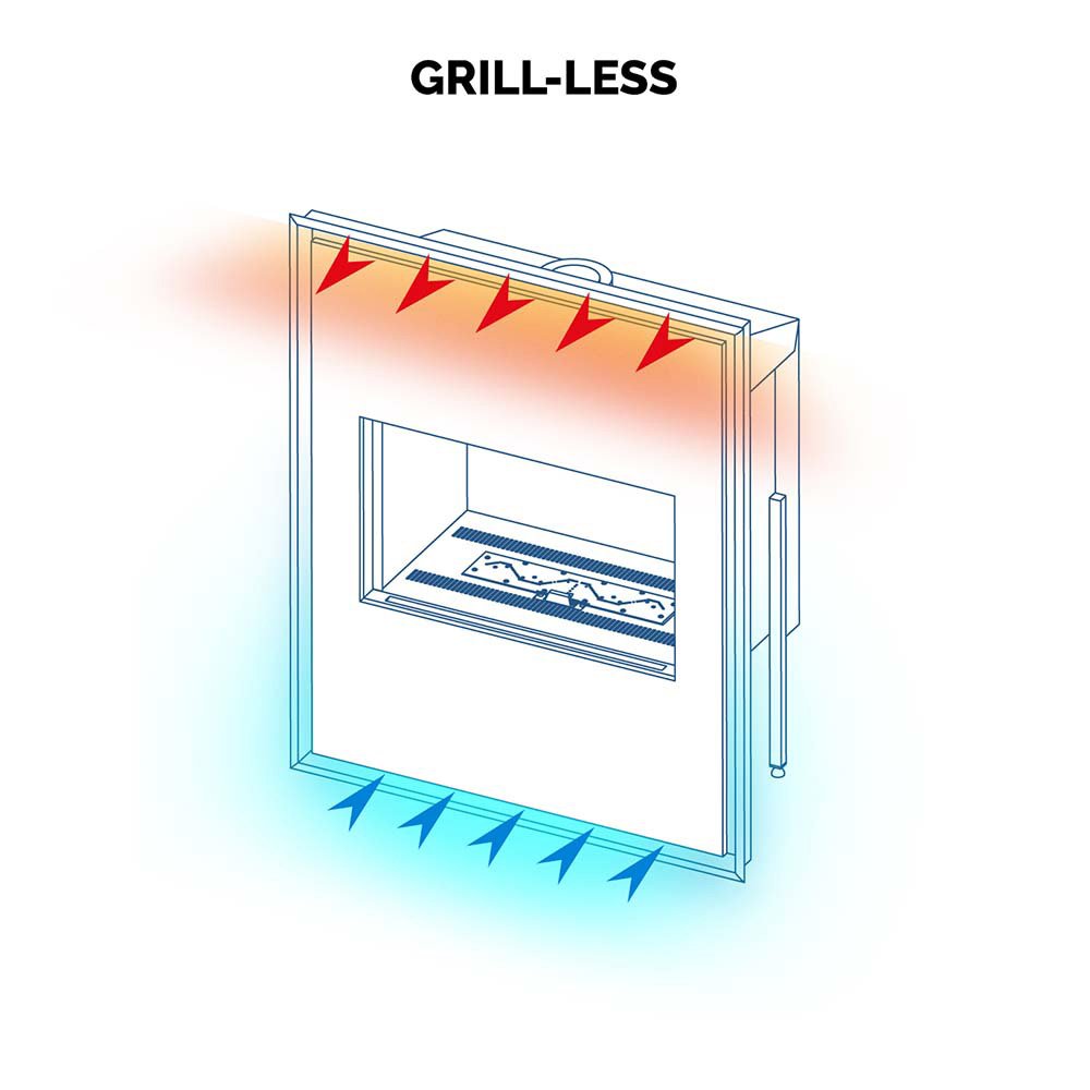 Italkero Venezia 130 M Gas Fireplace - Calore Fireplaces