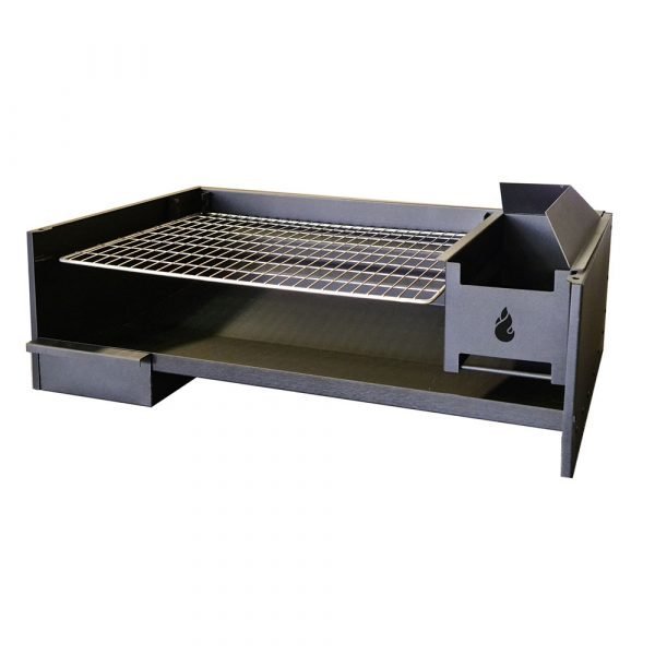 Built In Gas & Wood Combo Braais - Calore Fireplaces