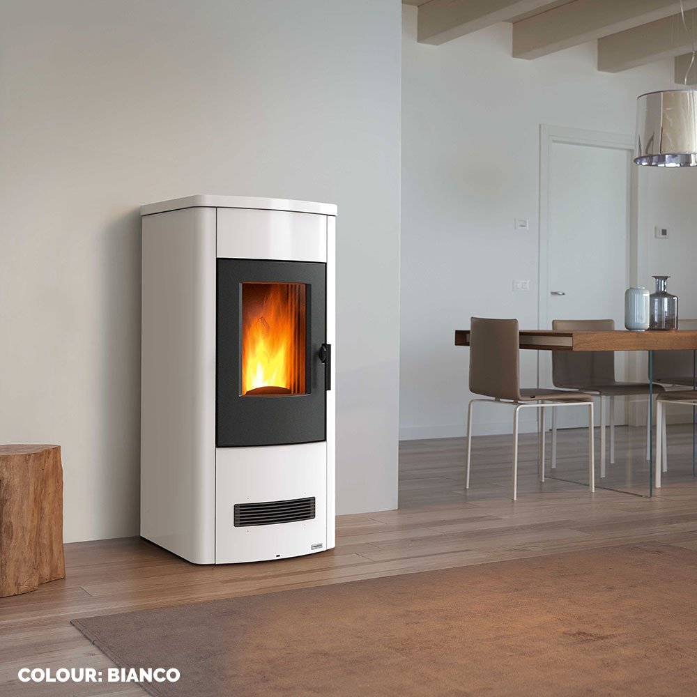 Piazzetta P130 Pellet Fireplace - Calore Fireplaces