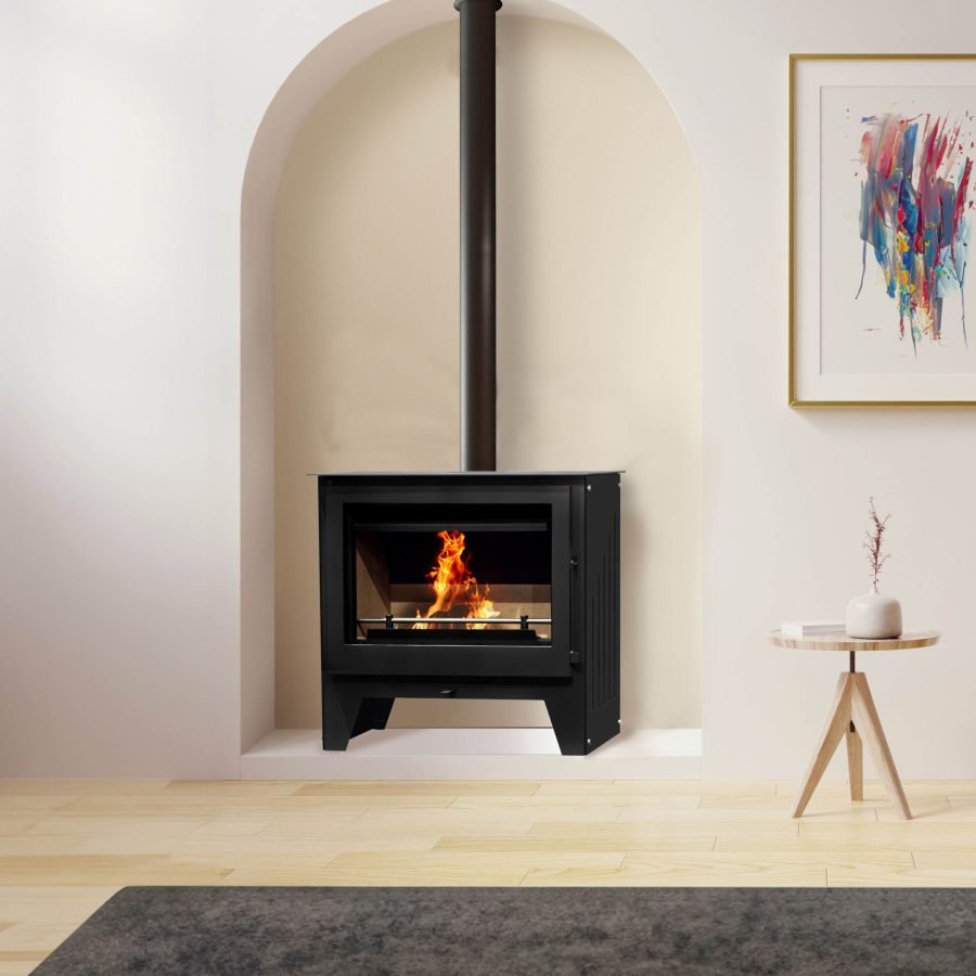 Metlor Tuga Plus | WoodBurning Indoor Fireplace | Calore